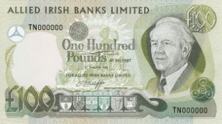 Allied Irish Banks Ltd £100 Note - AIB (NI) Personal Banking
