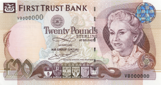 First Trust Bank £20 Note - AIB (NI) Personal Banking